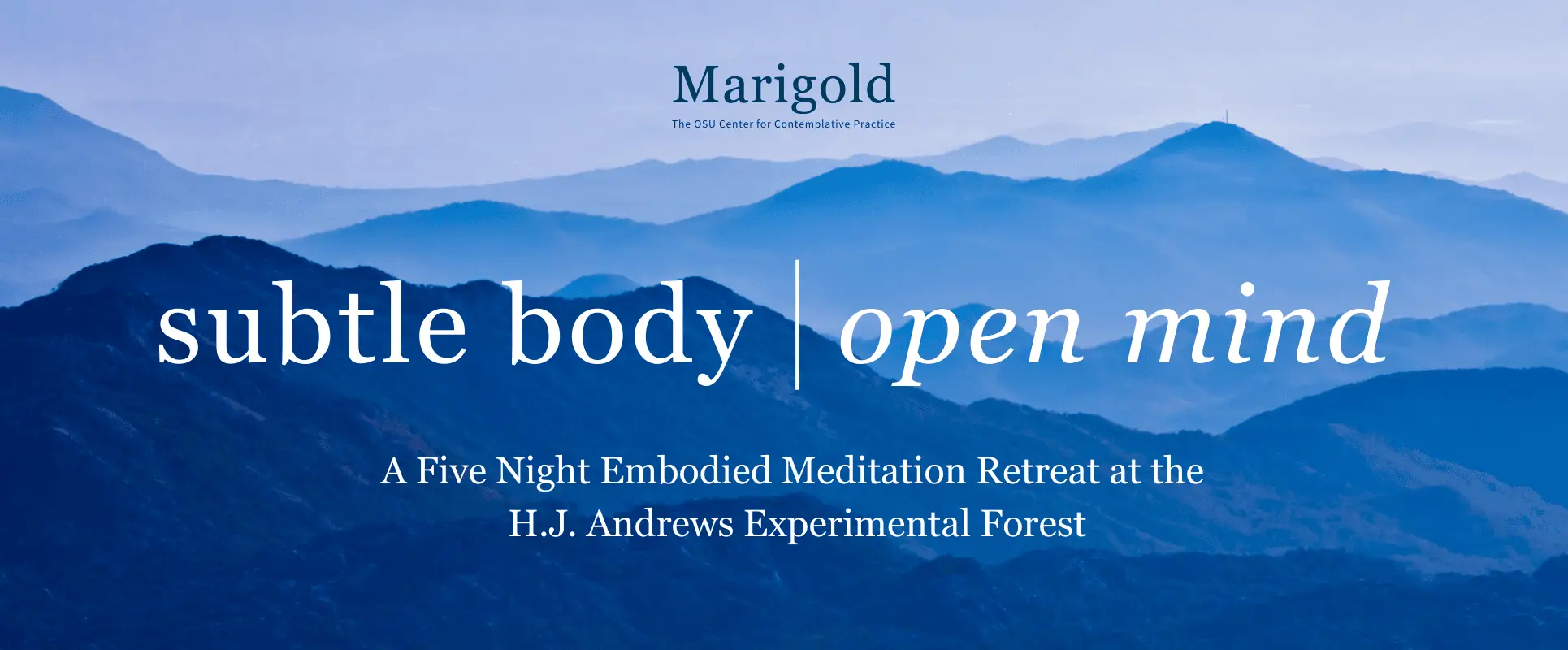 Subtle Body | Open Mind Retreat | College of Liberal Arts | Oregon ...